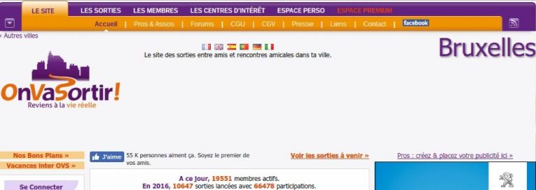 On va sortir (OVS), site de rencontres amicales - Rencontre Belgique